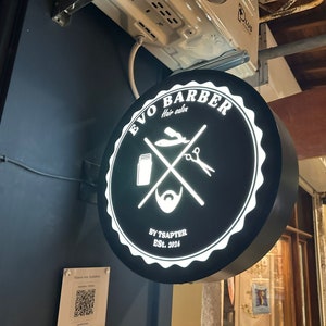 Custom Illuminated Store Front Sign, Blade Sign, Outdoor Sign, Double ...