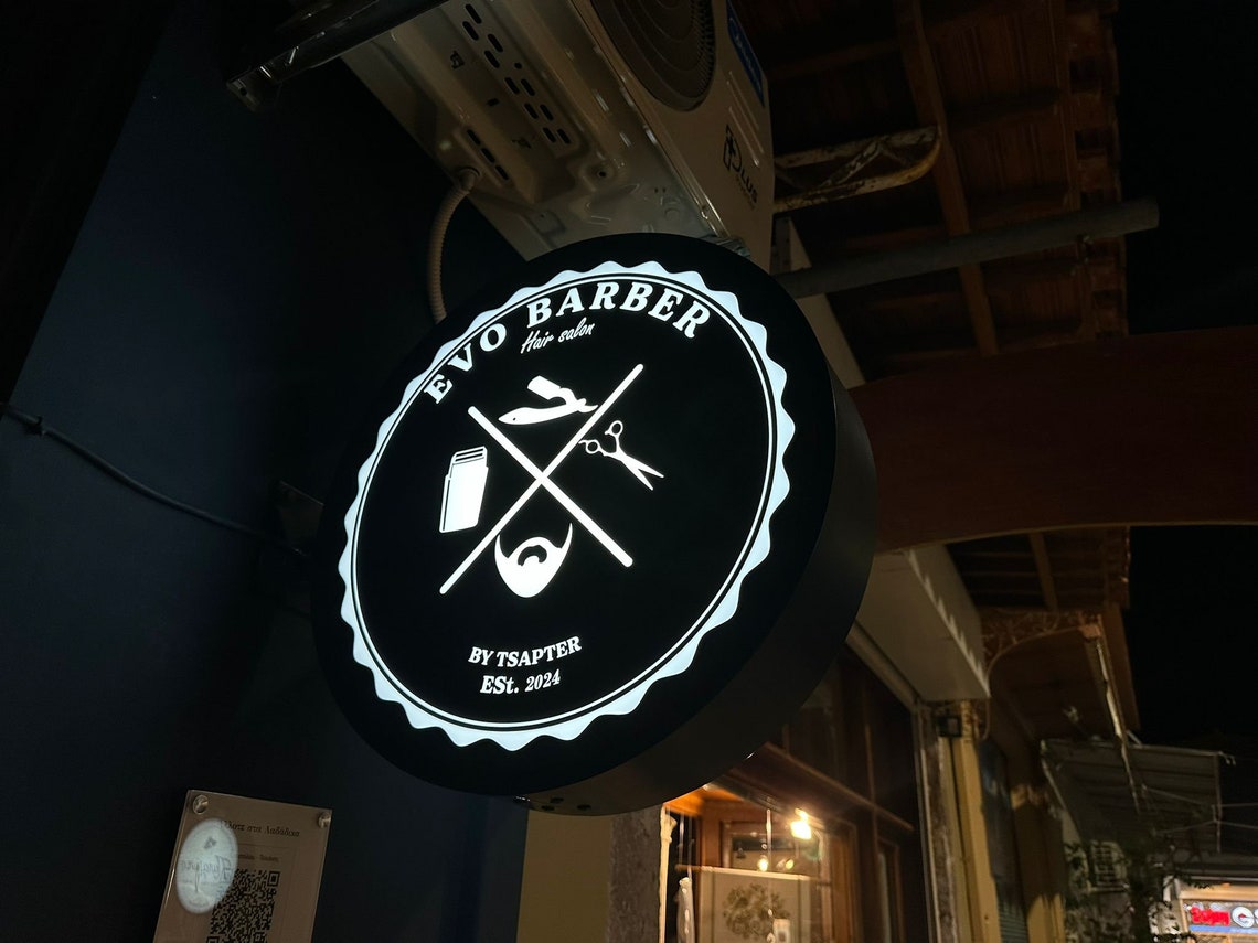 Custom Illuminated Store Front Sign, Blade Sign, Outdoor Sign, Double ...