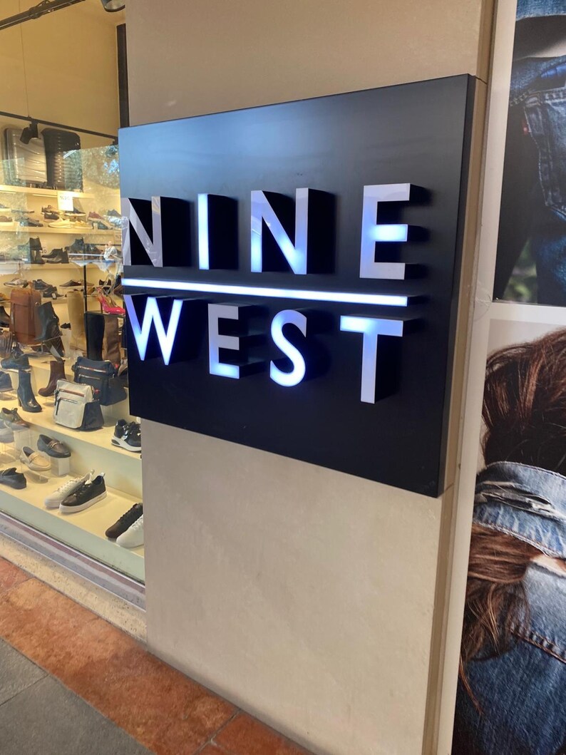 3D Custom Business Illuminated Decor Signage Wall, Personalized Office ...