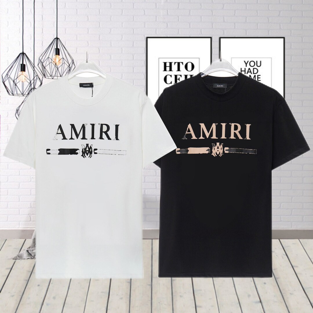 Casual Amiri T-shirt, Vintage Amiri Logo Print Shirt, AMIRI Beach Shirt ...