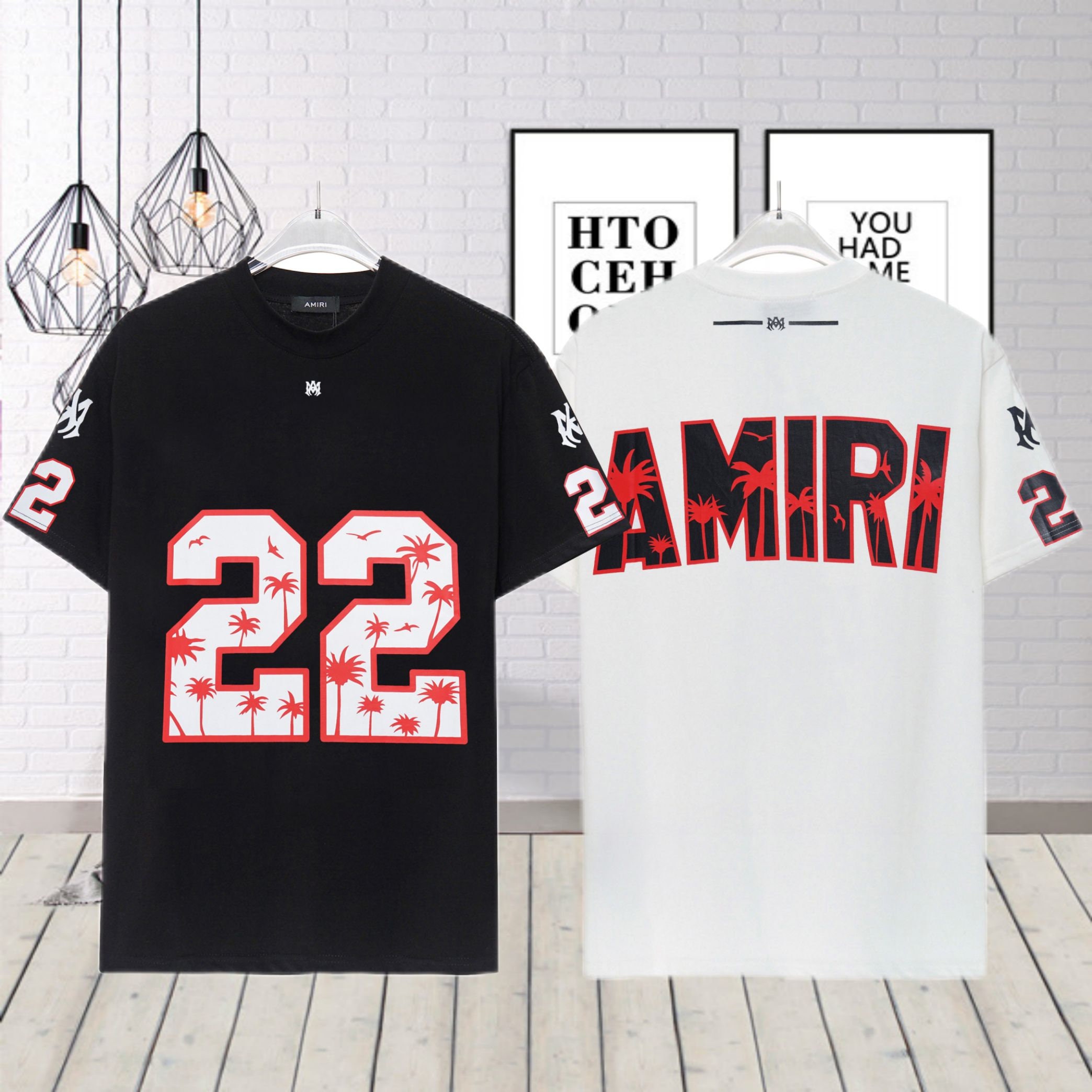 Casual Amiri T-shirt, Vintage Amiri Logo Print Shirt, AMIRI Beach Shirt ...