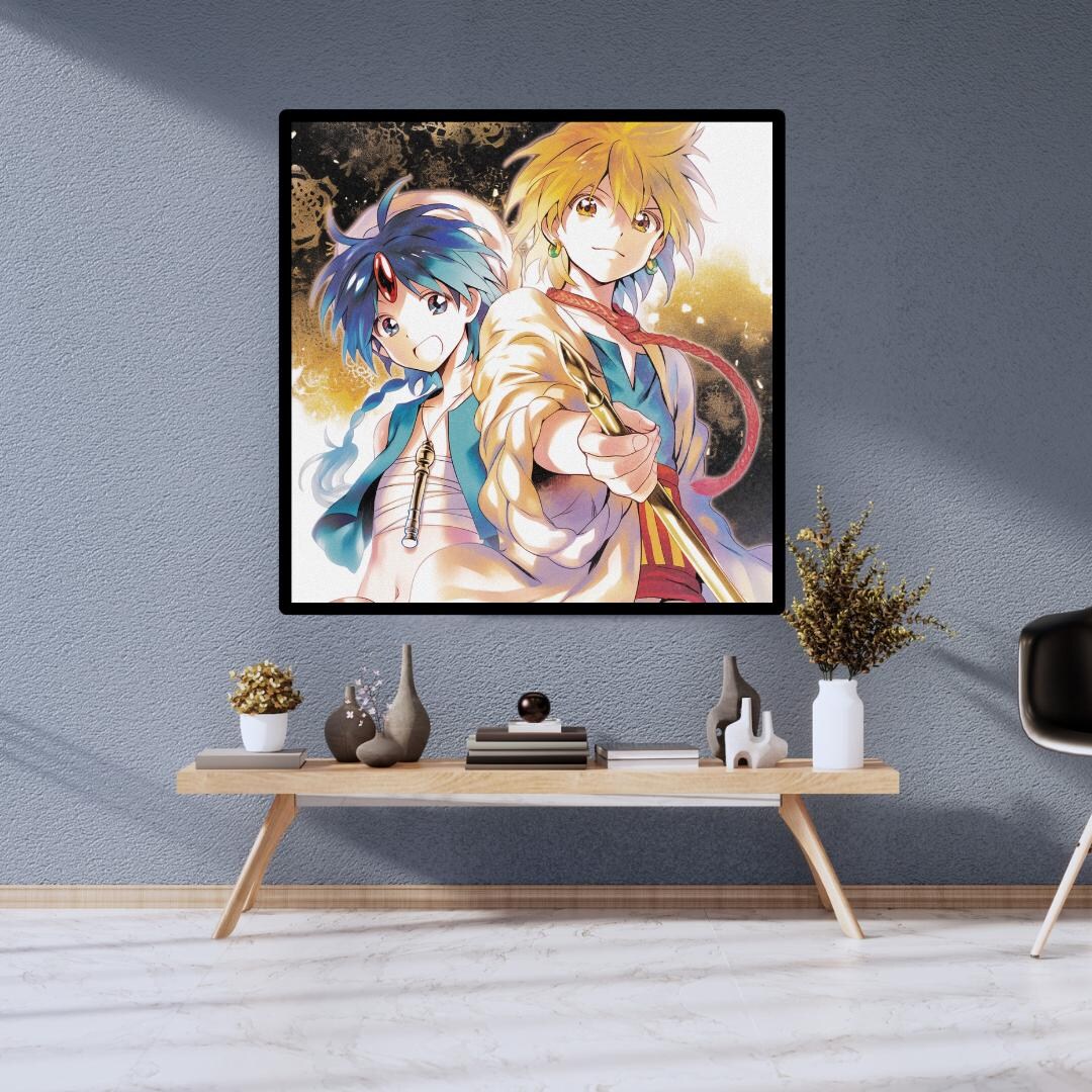 Aladdin and Alibaba Poster V2, Japanese Poster, Anime Poster, Anime ...