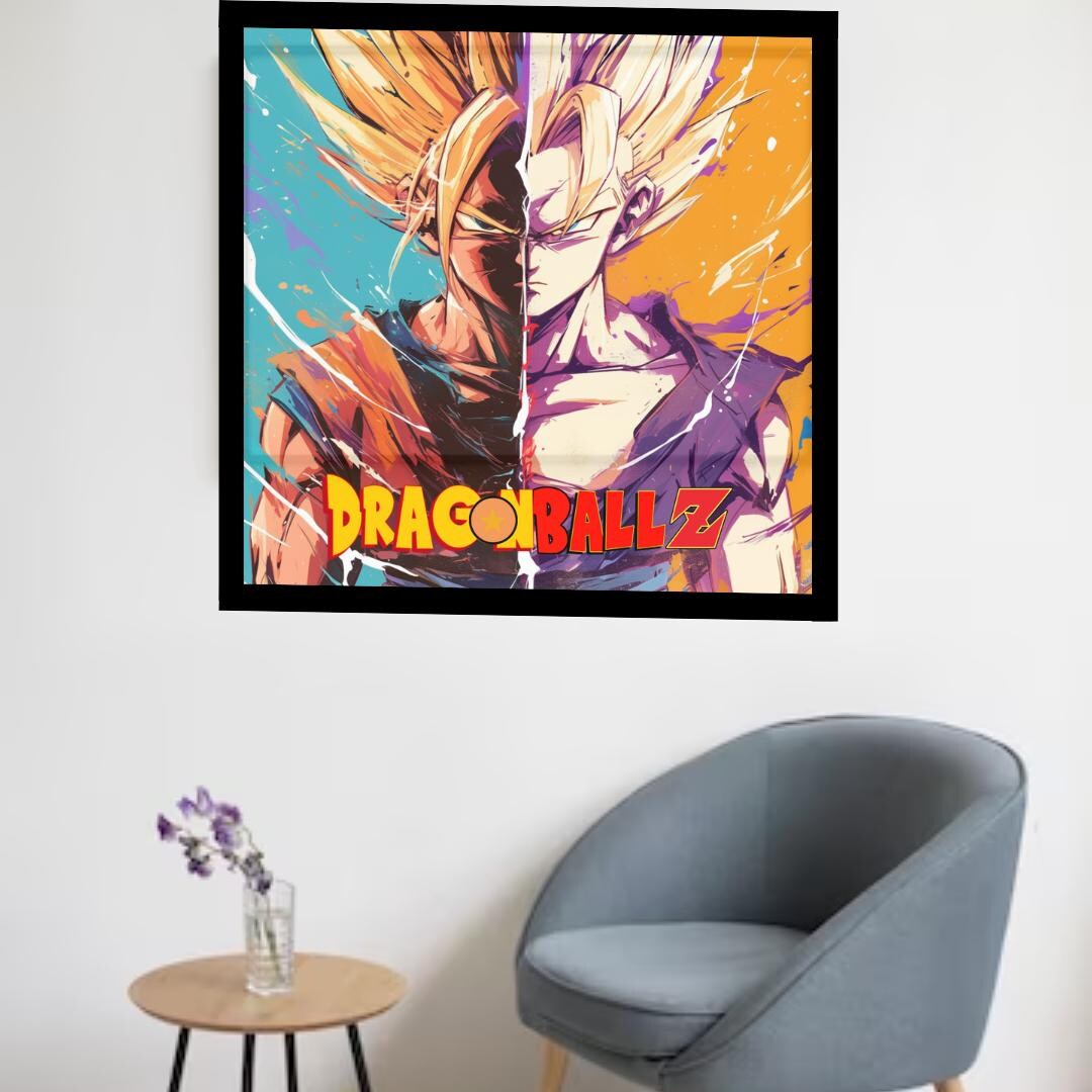 SSJ2 Gohan Poster in Japanese Art Style, Anime Poster, Anime Wall Art ...