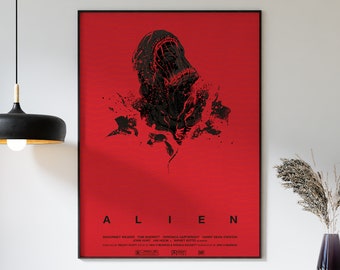 ALIEN A3 Digital Movie Poster Print - Etsy