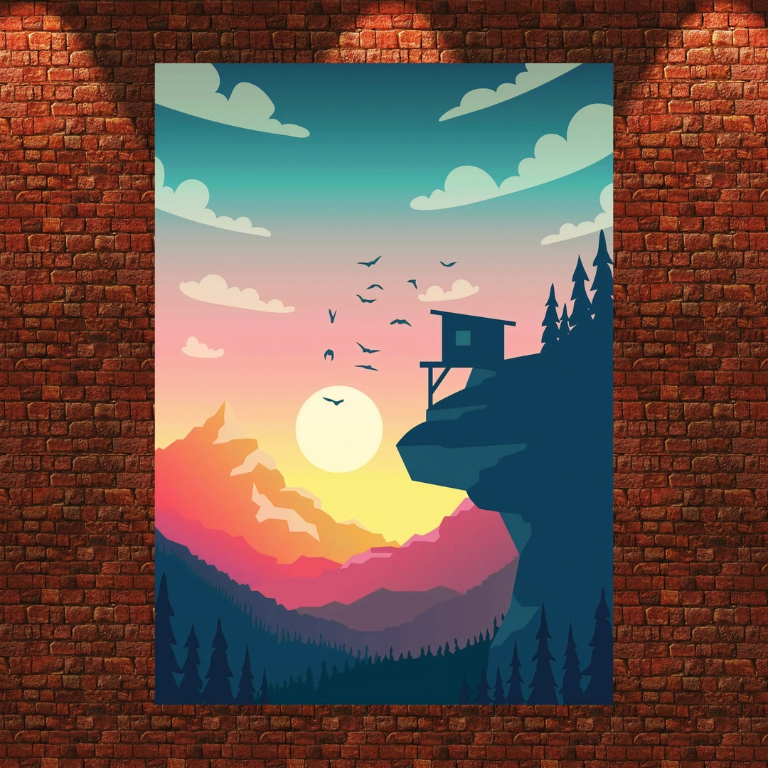 Firewatch Poster Game Print - Etsy
