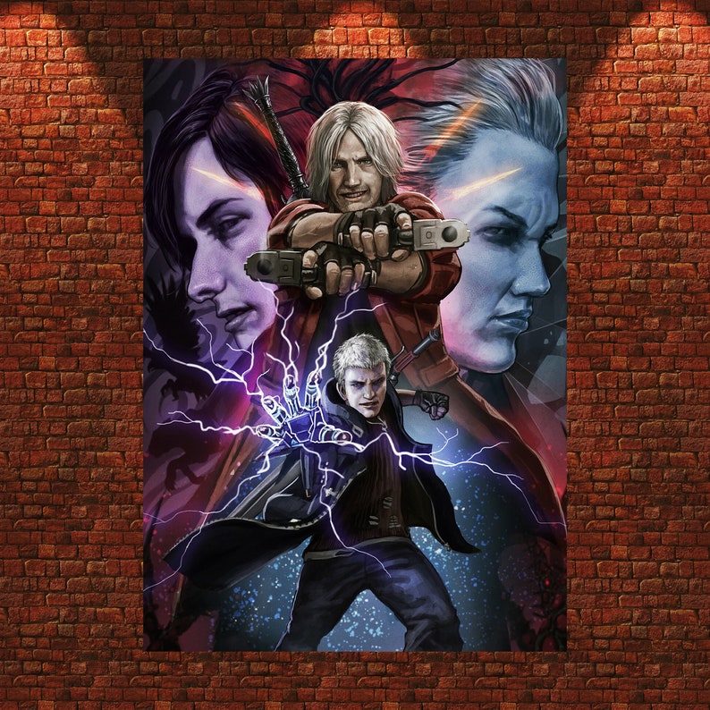 Devil May Cry Poster Game Print - Etsy