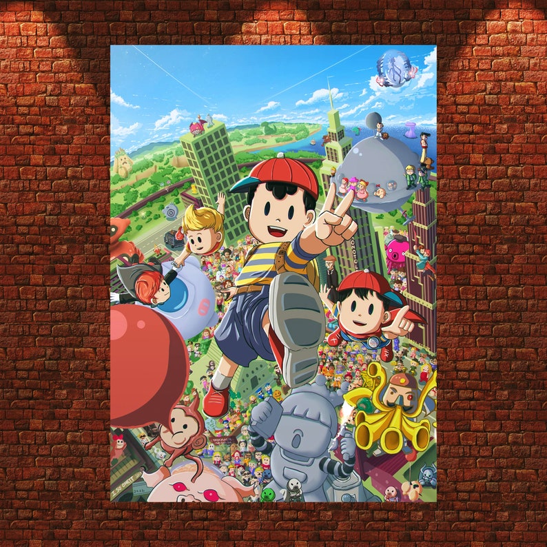 Earthbound Poster Game Print - Etsy