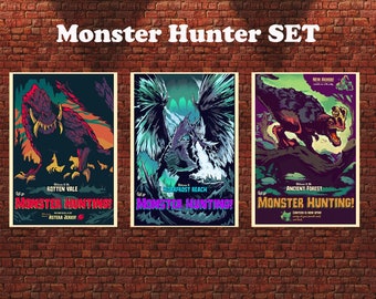 Monster Hunter Rise Fanart Tigrex Armor and Hammer - Etsy