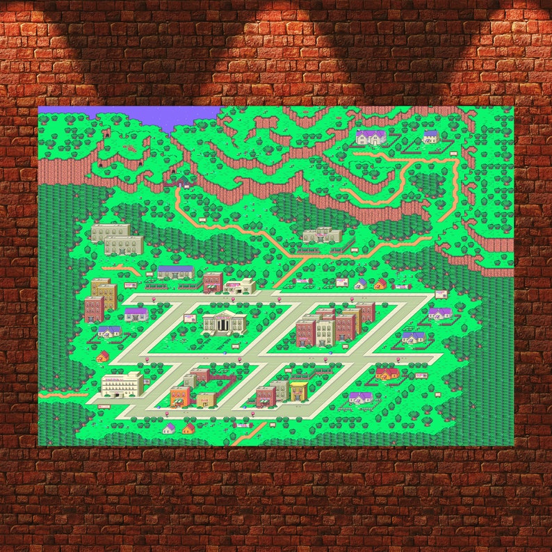 Earthbound Poster Game Print - Etsy