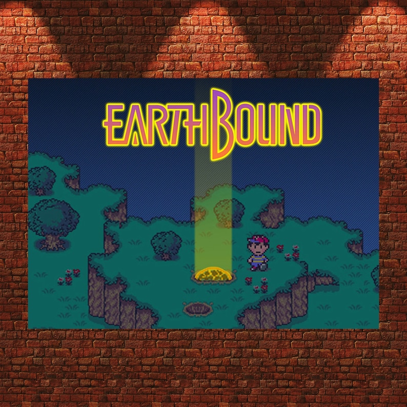 Earthbound Poster Game Print - Etsy