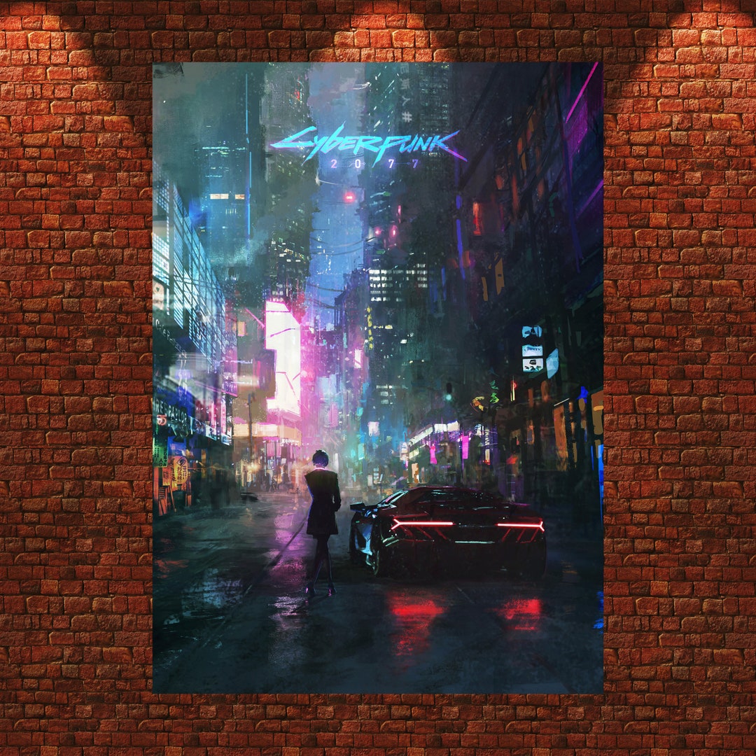 Cyberpunk Poster Game Print - Etsy UK