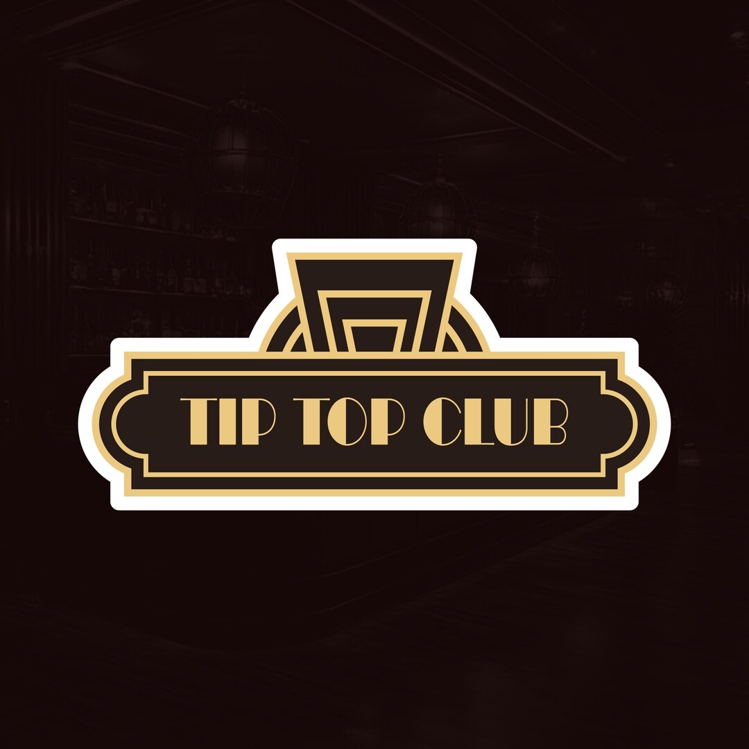 Tip Top Club Sticker - Etsy
