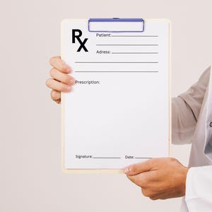 Custom Doctors Editable Prescription Template, Rx Template ...