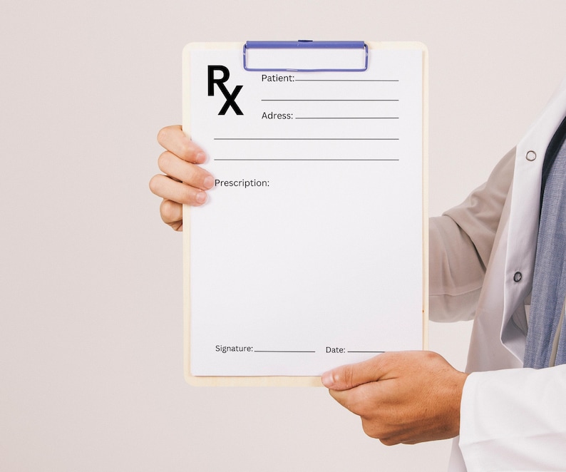 Custom Doctors Editable Prescription Template, Rx Template ...