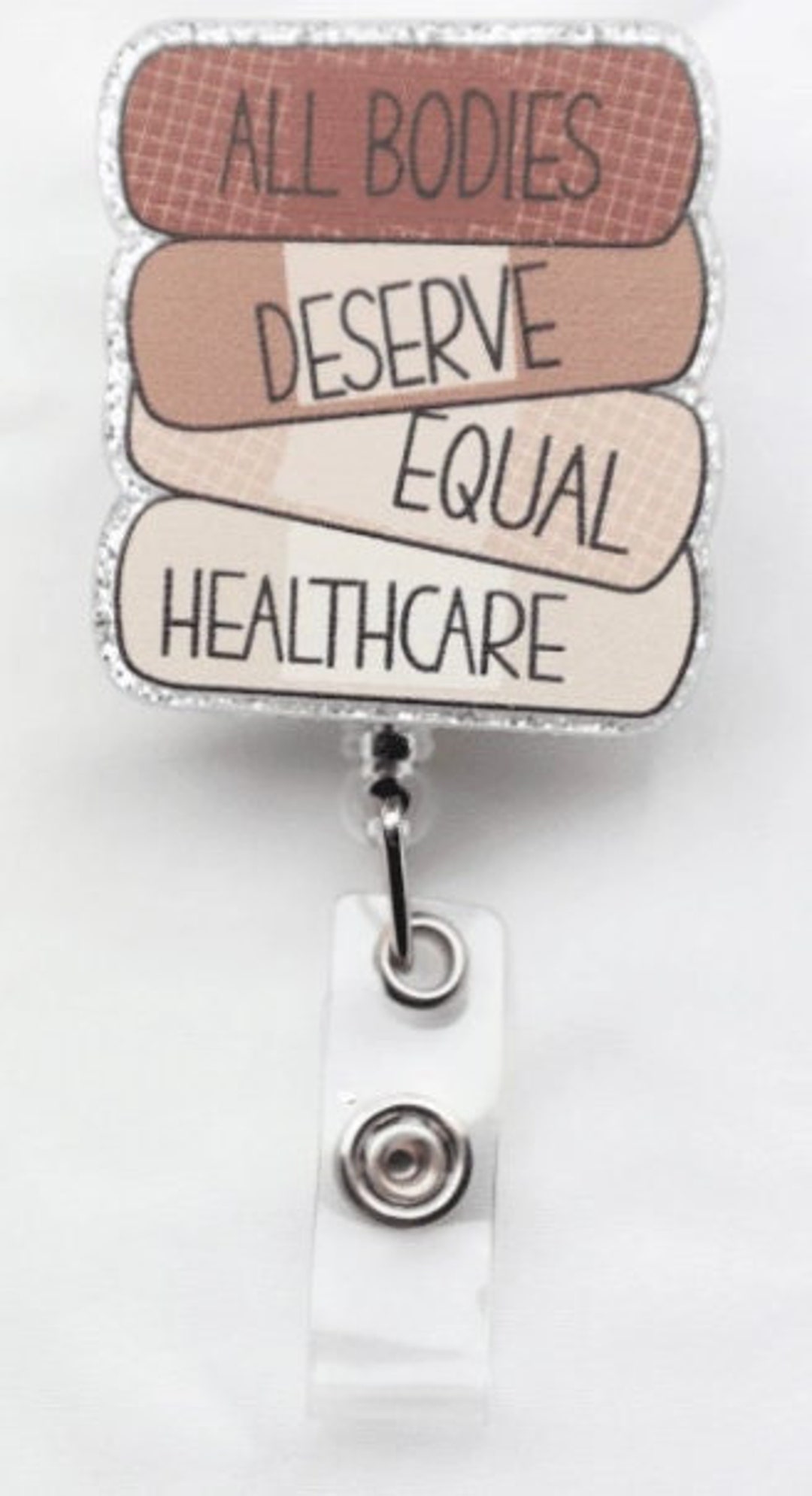 All Bodies Deserve Equal Healthcare Badge Reel - Etsy