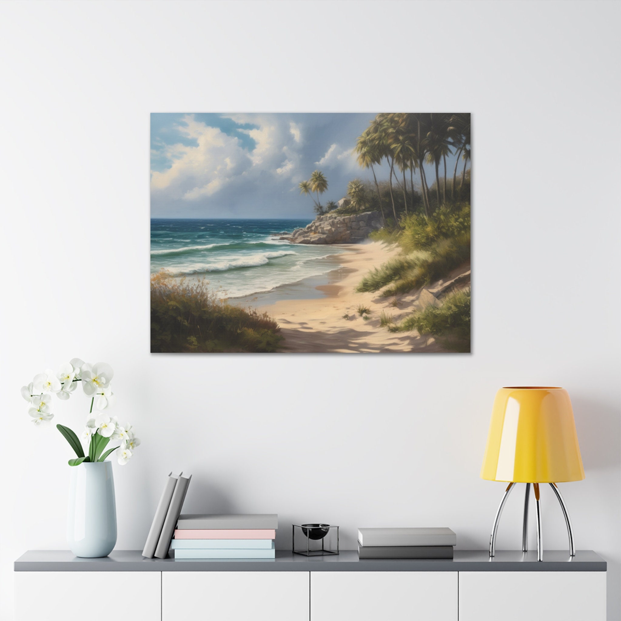 Island Beach - Landscapes Collection - Gallery Wrapped Canvas - Etsy