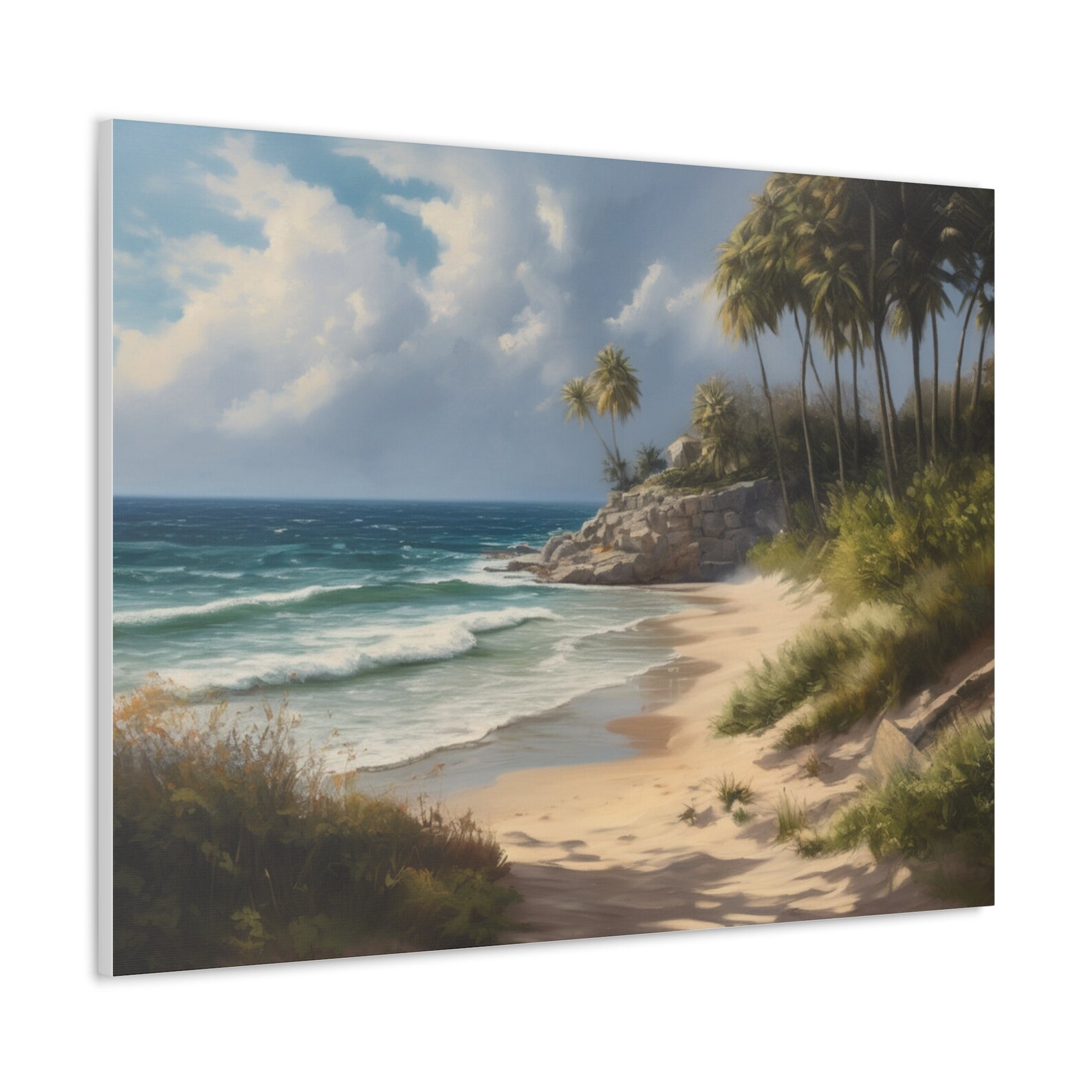 Island Beach - Landscapes Collection - Gallery Wrapped Canvas - Etsy