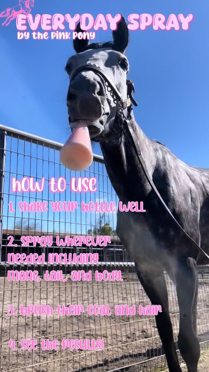 The Pink Pony Everday Spray - Equestrian - Etsy