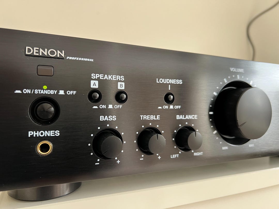 Denon DN-A100 Integrated Amplifier With Built in Phono Preamp, 45W - Etsy
