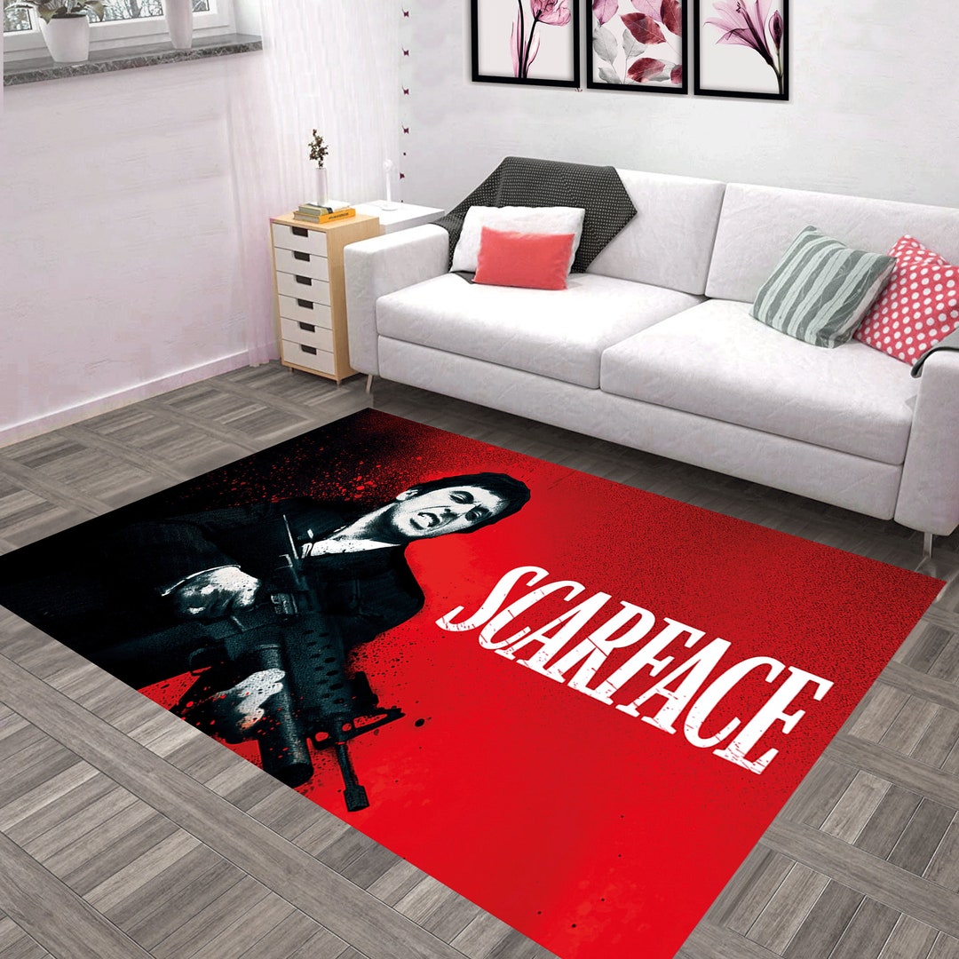 Rug, Carpet, Tony Montana Rug,scarface Rug, Scarface Carpet, Scarface ...