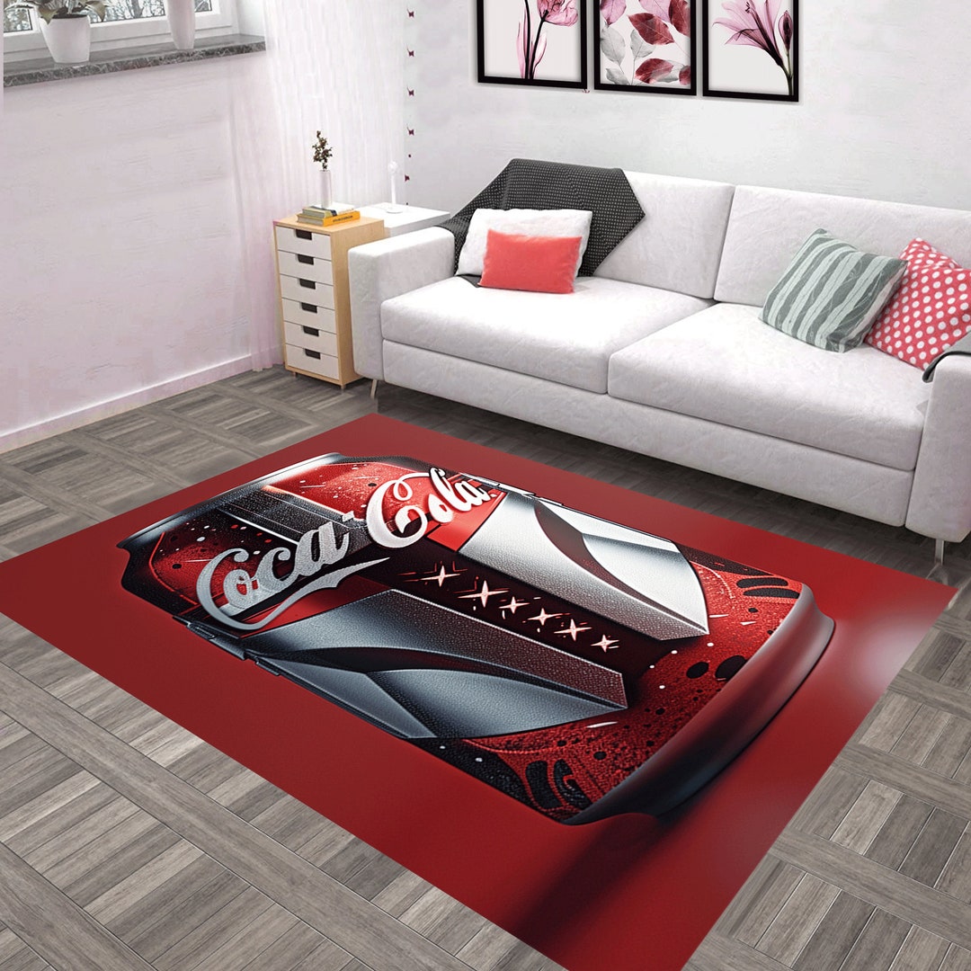 Coca Cola Rug,coca Cola Themed Rug,pattern Rug,popular Rug,themed Rug ...