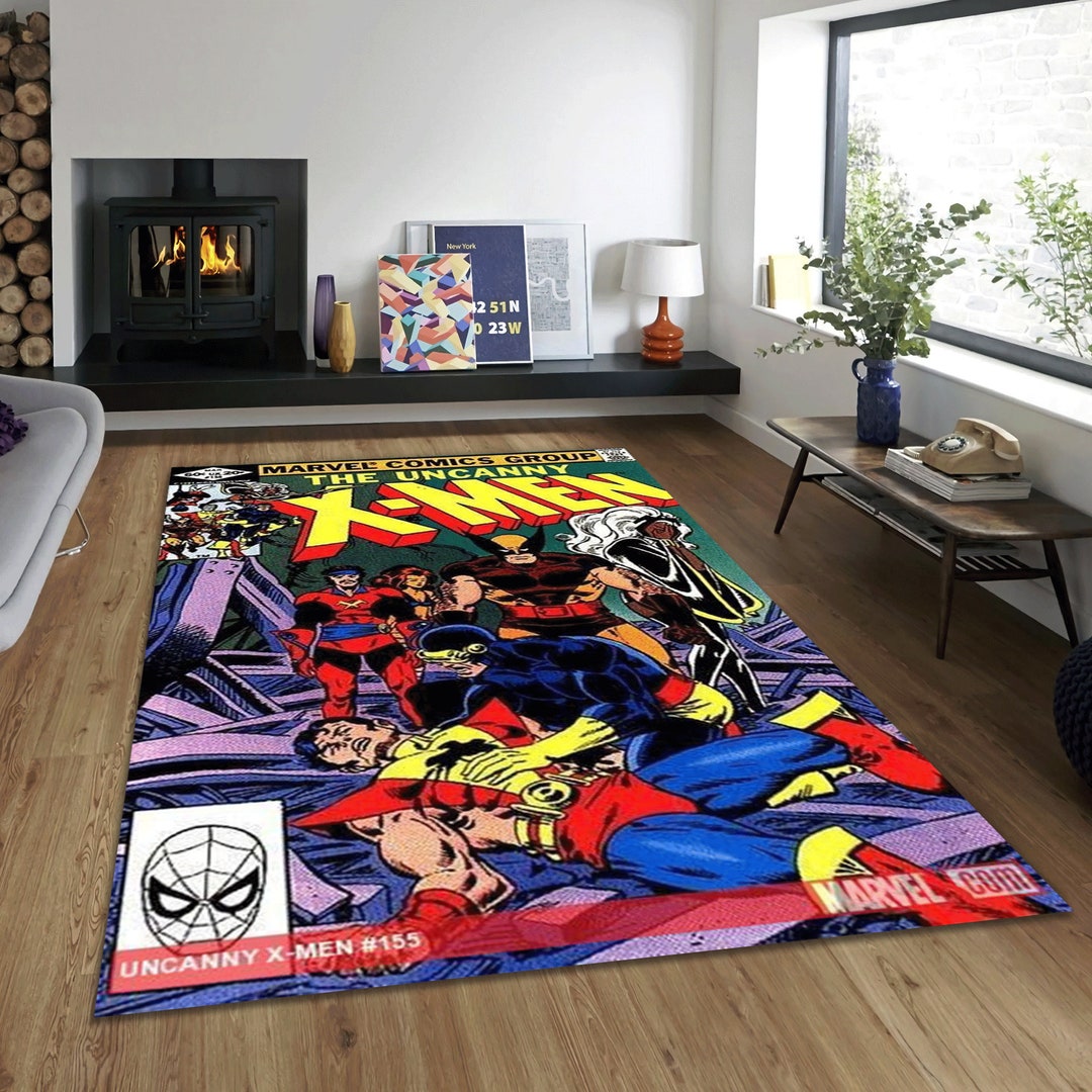 Wolverine Rug, X-men Rug, Comic Cover Rug, Boys Room Carpet, Kids Room ...