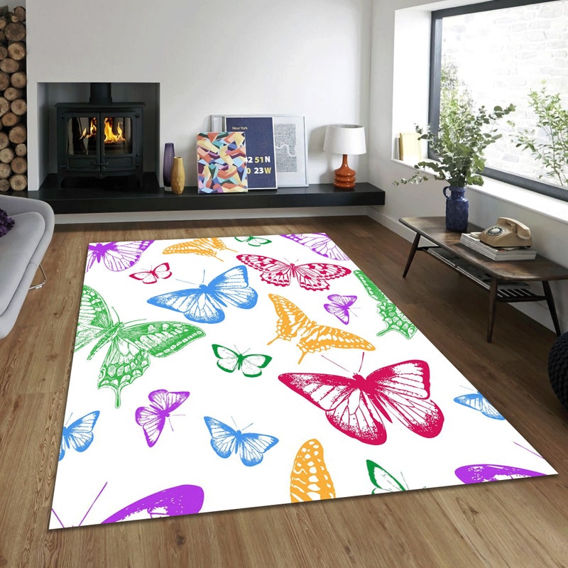 Butterfly Rug - Etsy