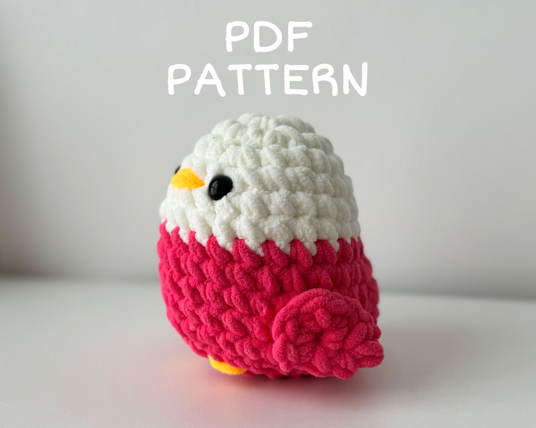 Mini Bird Crochet Pattern, Bird Crochet Amigurumi Pattern in English ...