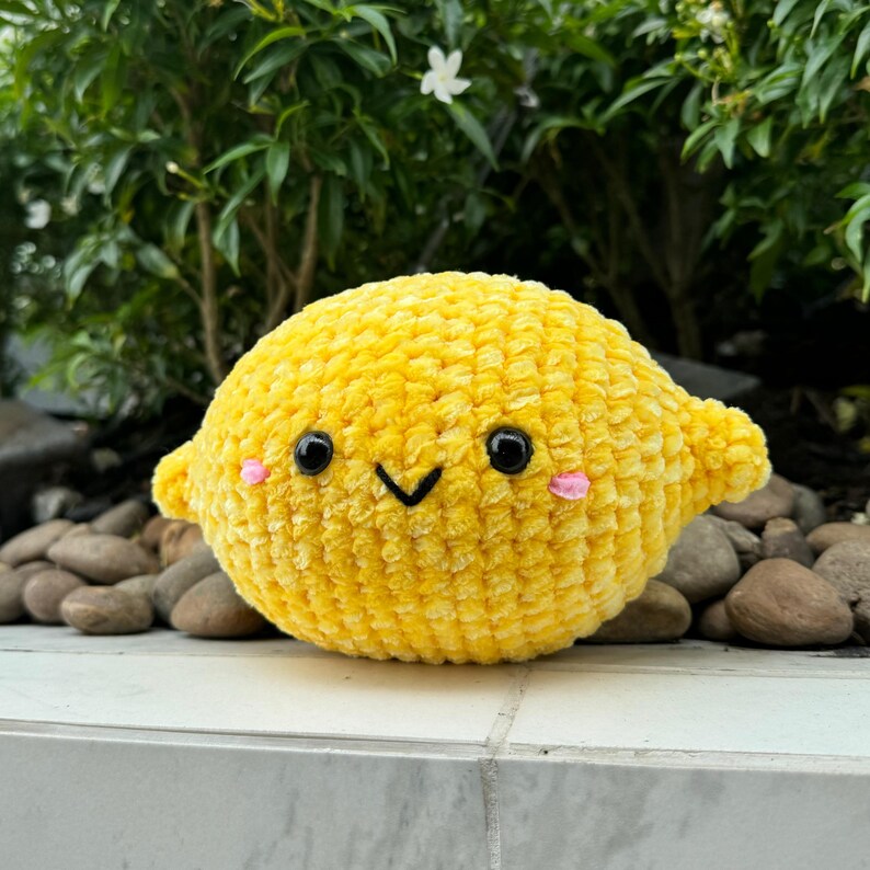 Crochet Lemon Amigurumi PATTERN PDF ONLY, Citrus Fruit Crochet Tutorial ...