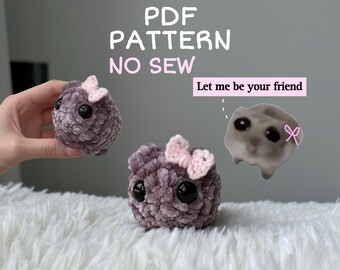 Sad Hamster Crochet Pattern - Etsy