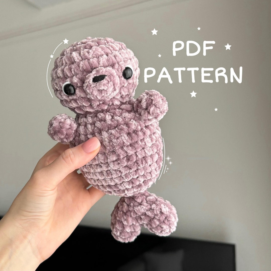 Crochet Seal PATTERN PDF ONLY, Baby Seal Crochet Tutorial in English ...