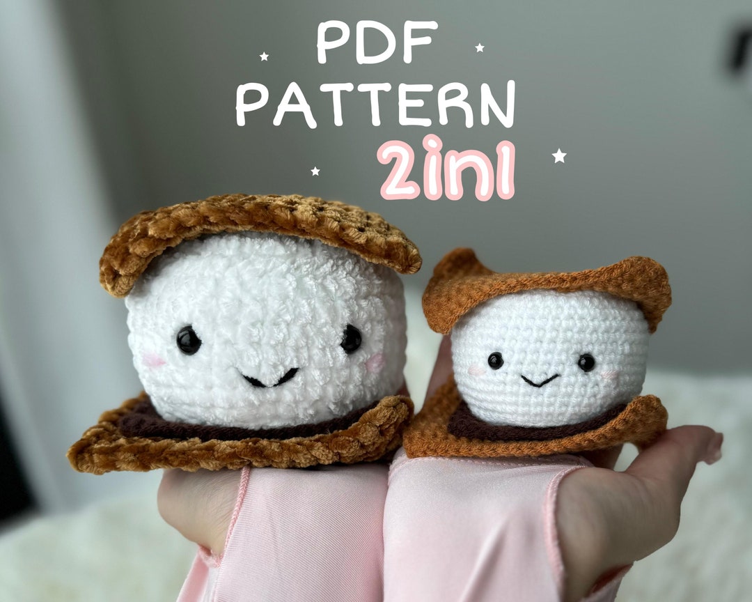 Bundle Smore Crochet PATTERN PDF ONLY, Amigurumi S’mores Crochet ...