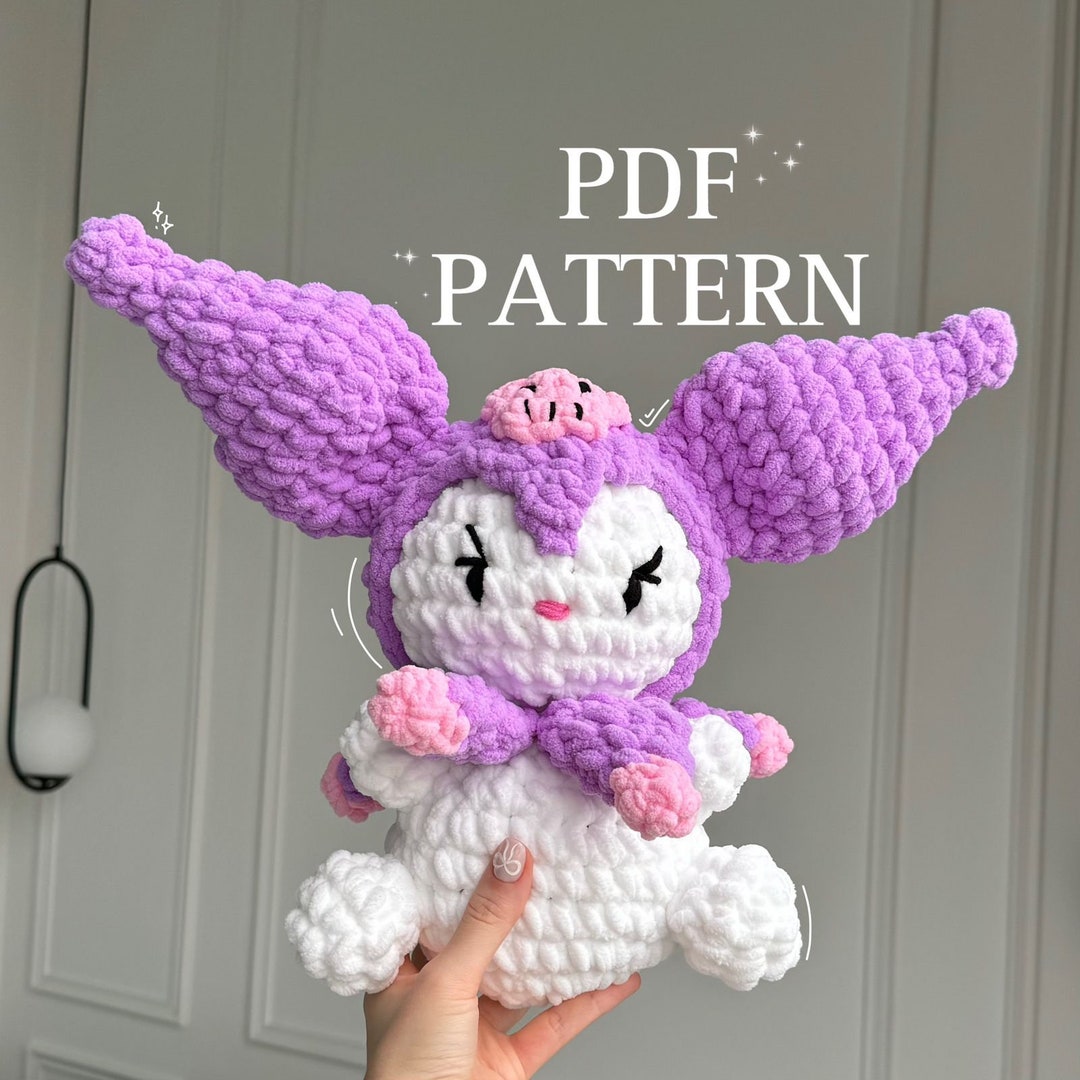 Crochet PATTERN Big Angry Rabbit, PDF ONLY, Crochet Tutorial in English ...