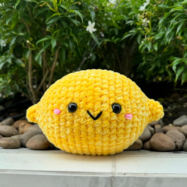 Crochet Lemon Amigurumi PATTERN PDF ONLY, Citrus Fruit Crochet Tutorial ...