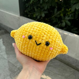 Crochet Lemon Amigurumi Pattern: Citrus Plush Toy (PDF ONLY) - Etsy