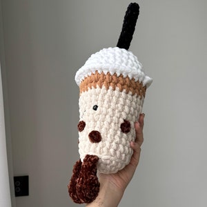 Bubble Tea Crochet PATTERN PDF ONLY, Plush Bubble Tea Amigurumi Pattern ...