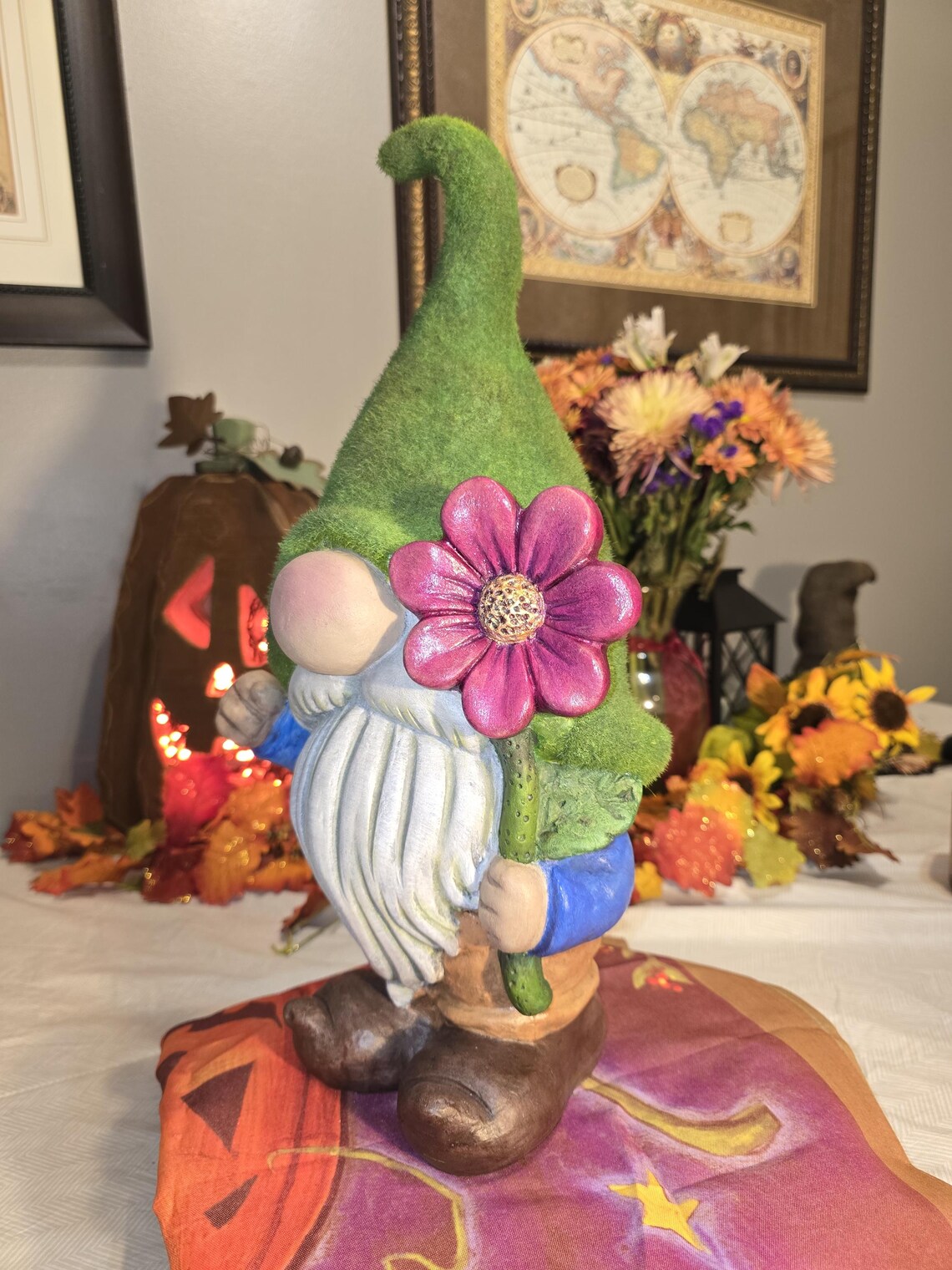 Garden Gnome, Outdoor Decorations. Flower Garden Decorations. - Etsy