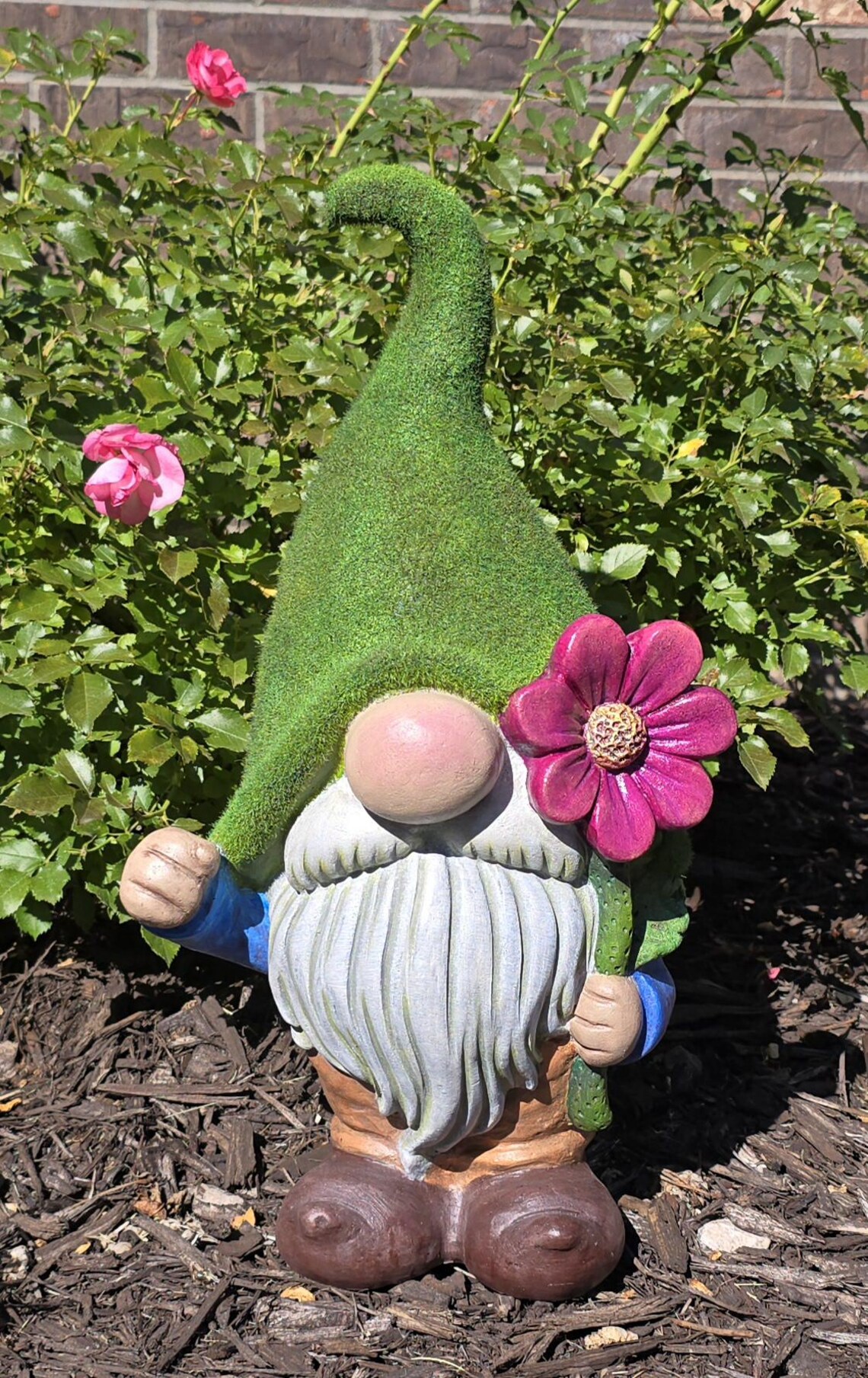 Garden Gnome, Outdoor Decorations. Flower Garden Decorations. - Etsy