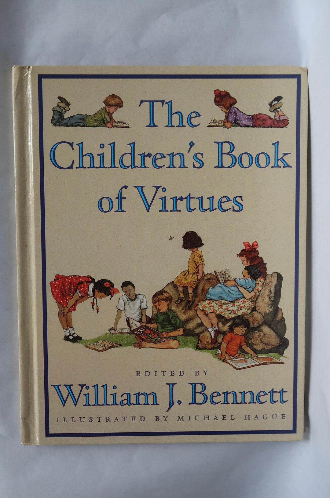 The Children's Book of Virtues by William J. Bennett (USED) - Etsy