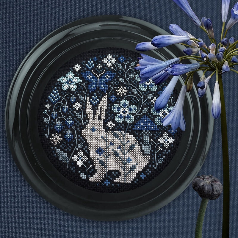 Cross Stitch Small Hare - Etsy