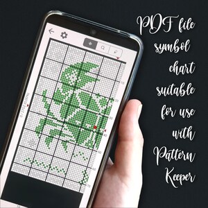 Gothic Fir Tree Cross Stitch Pattern, Instant Download PDF, Modern ...