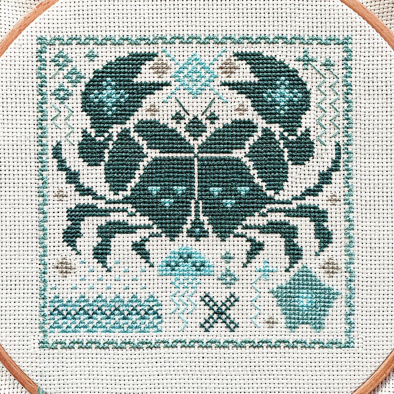 Crab Cross Stitch Pattern: Marine Wildlife Embroidery (PDF Instant ...