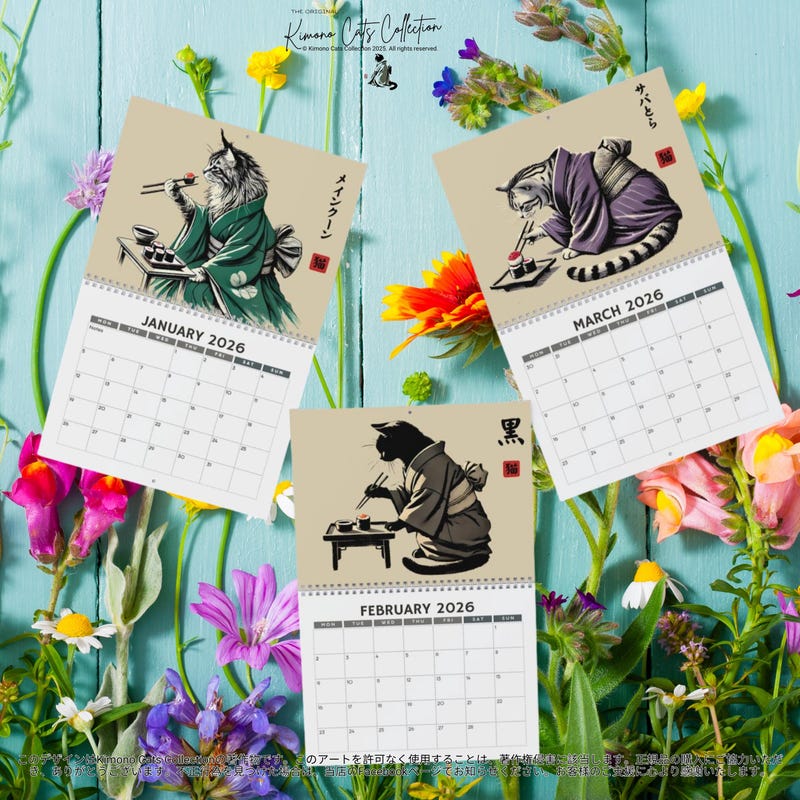 Paper Sushi Calendar - Etsy