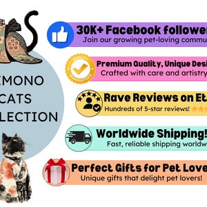 Maneki Neko Puzzle: Japanese Lucky Cats in Kimonos - Etsy