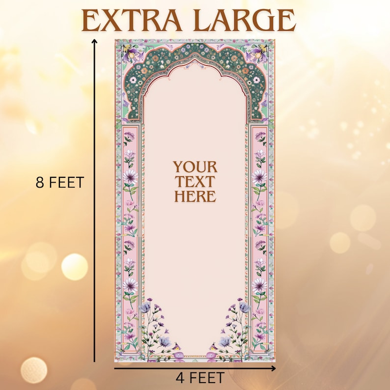 XL 8x4 FT 6X3 Wedding Back Drop, Sangeet Wedding Sign, Customizable ...