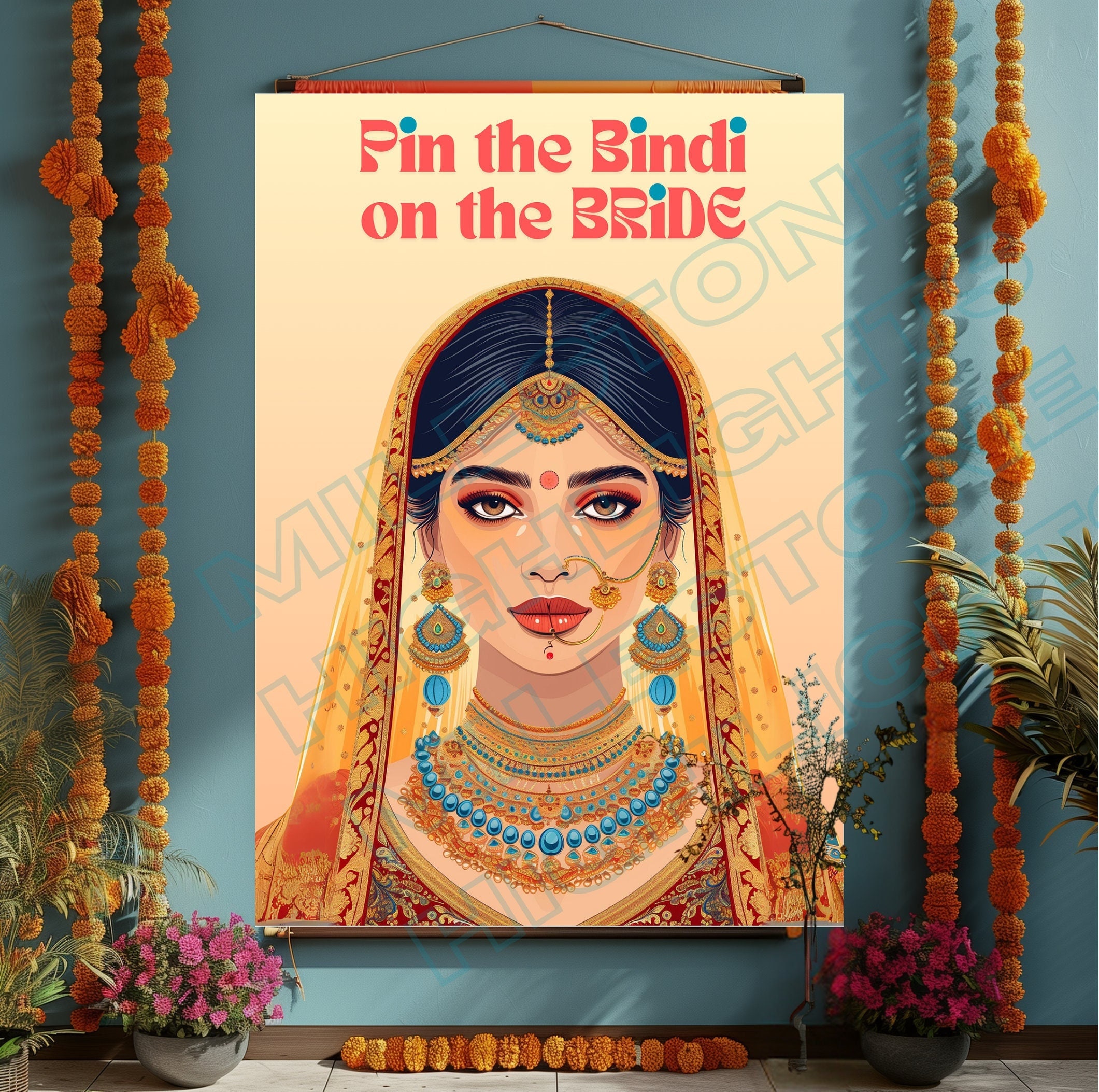 Pin the Bindi on the Bride | Sangeet | Wedding | Dulhan | Mehndi | Game ...