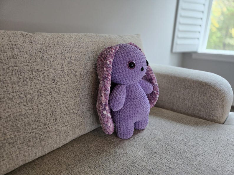 Long-eared Bunny Rabbit Amigurumi Crochet Plushie - Etsy