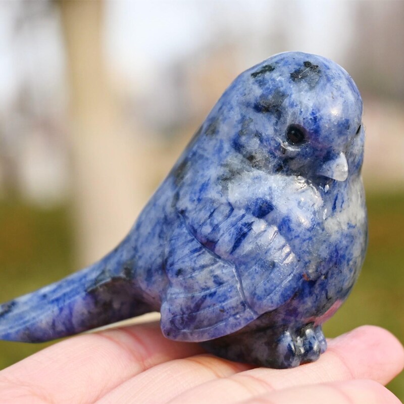 Crystal Blue Bird - Etsy