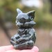 2.2'' Natural Carved Green Jade Fox,quartz Crystal,crystal Fox,crystal ...