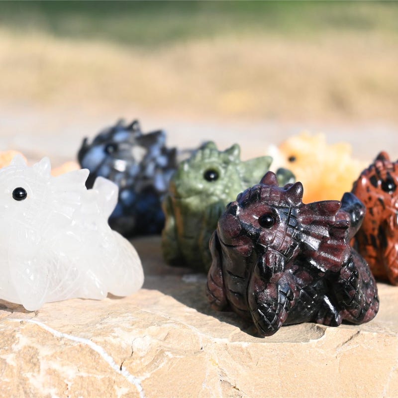 Crystal Shaped Dragon - Etsy